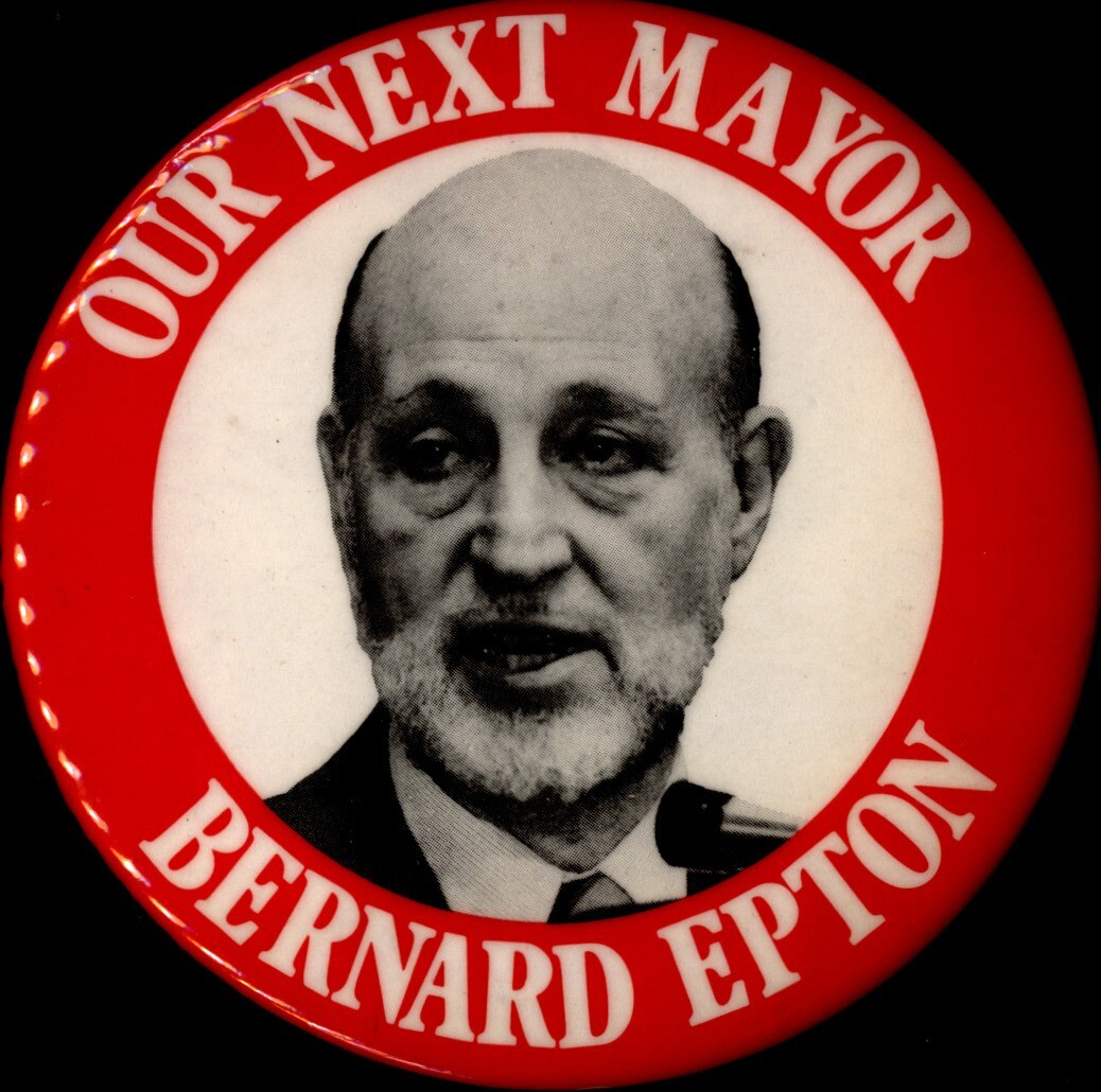 1983 Bernard Edward Epton 3 1/2" Political Pinback REP. CHICAGO MAYOR ...
