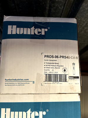 Hunter PROS-06-PRS40-CV-R 6" Pros Spray Reclaimed 25 pack | eBay