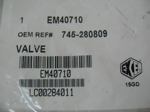Dc4 Style Check Valve Excel # EM40710 Ref# Bendix 280809 287626 287627 ...