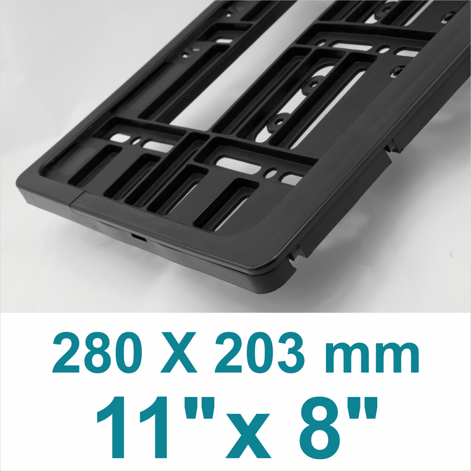 Universal Square Number Plate Holder Surround CAR Truck 4x4 trailer ...