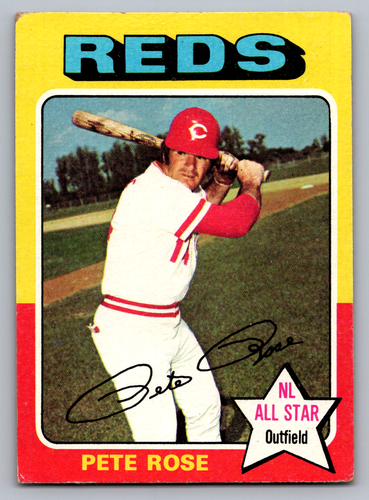 1975 TOPPS #320 PETE ROSE REDS | eBay