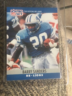 1990 Pro Set #102 BARRY SANDERS Lions MINT | eBay