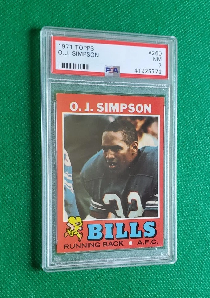 OJ Simpson 1971 Topps #260 Base Price Guide - Sports Card Investor