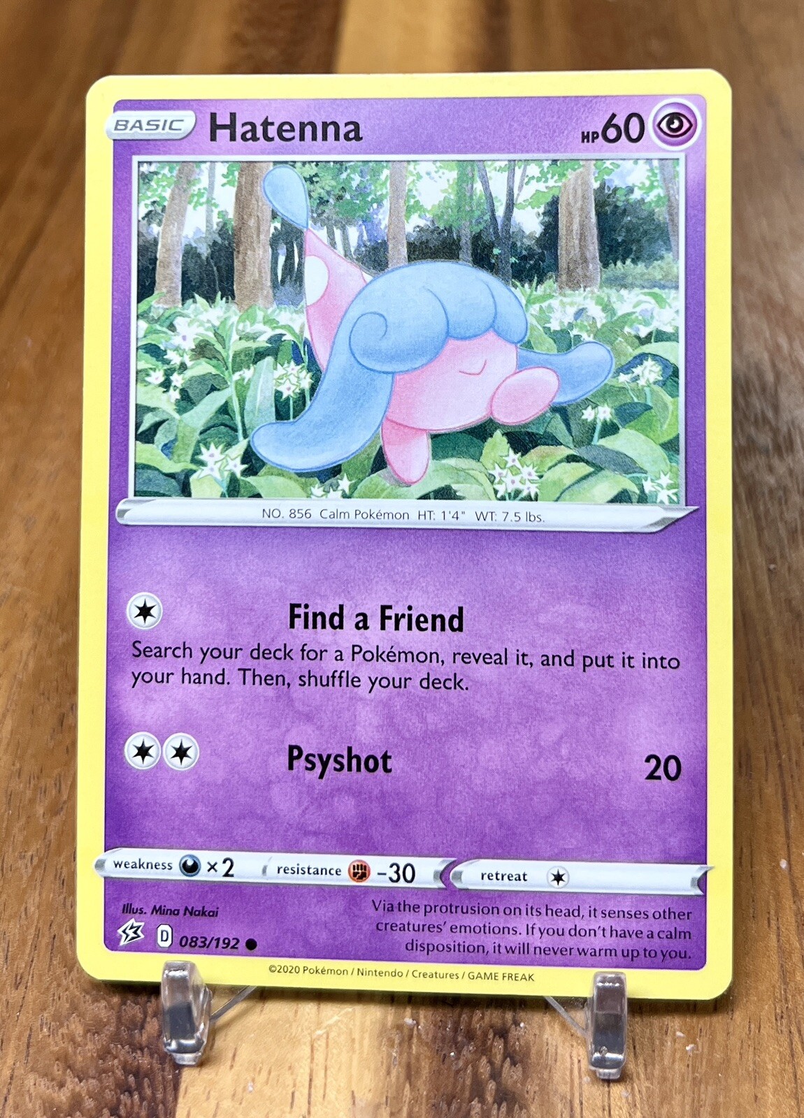 Hatenna 083/192 Non Holo Rebel Clash Pokemon Card NM | eBay