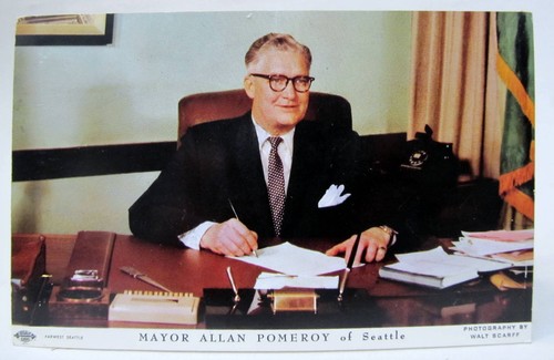 1952 - 1956 MAYOR ALLAN POMEROY Seattle Washington postcard | eBay