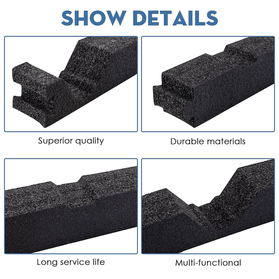 9 in outside Foam for Metal Roofs Classic Rib Profile Foam Closure ...