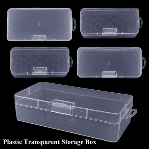 Square Transparent Storage Box Transparent Small Items Case Packing ...