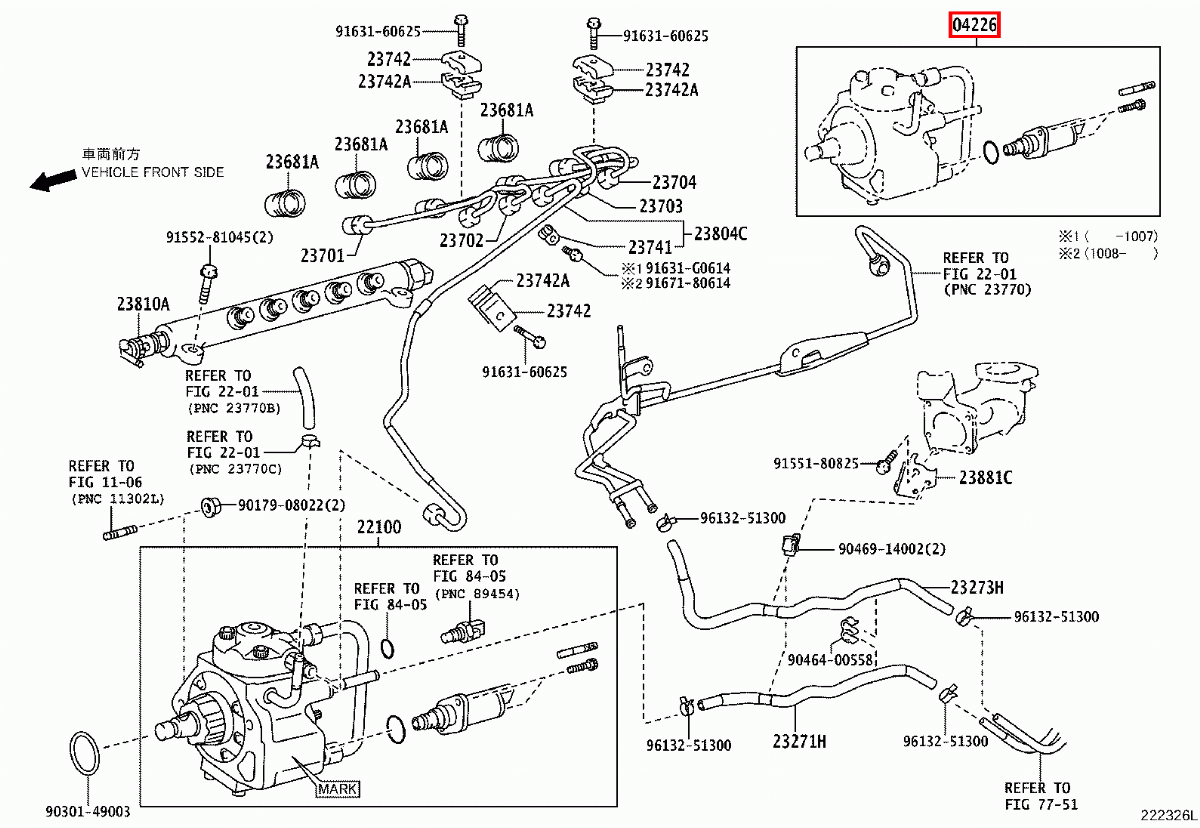 Genuine Hiace KDH212 KDH203 KDH202 KDH201 1KD 2KD Suction Control Valve ...