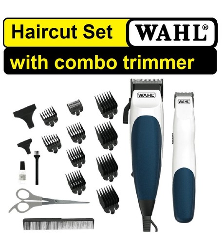 Wahl Hair Trimmer Set Mens Home Barber Cutting Clippers Salon ...