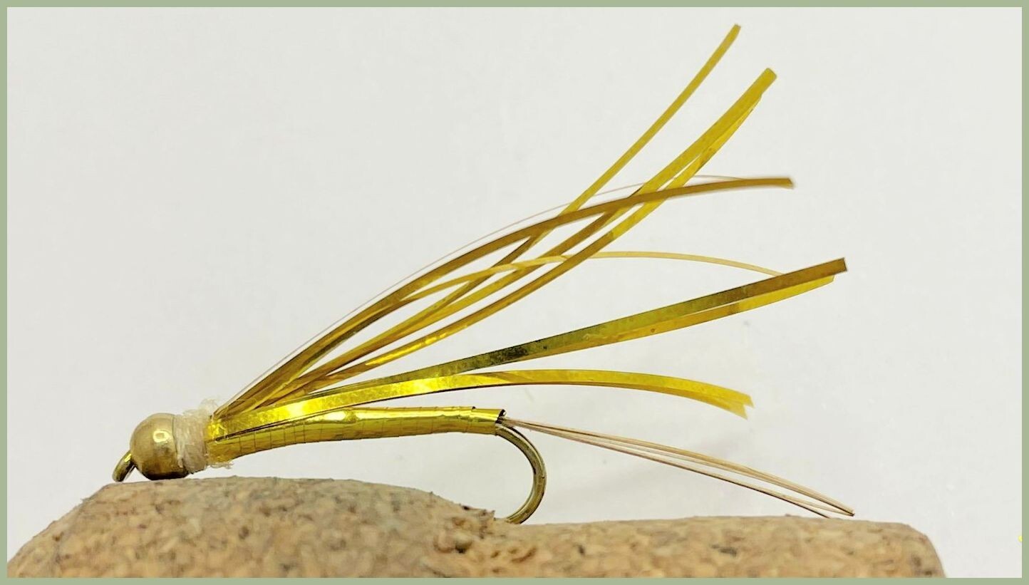 Gold Head Trout Flies, 12 x Gold Silver &Pearl Sparklers, Size 10 ...