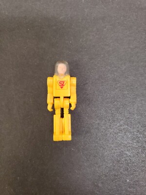 1988 CAPSELA Spacelink Yellow Pilot Figure w/ Helmet Vintage Action ...