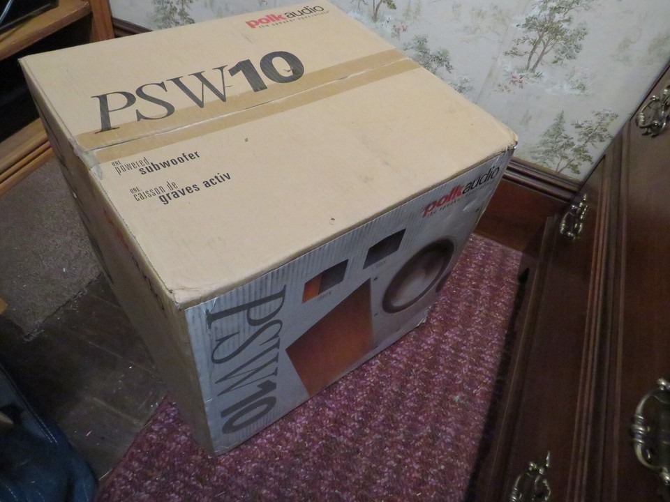 Brand New Sub Woofer ! Polk Audio, BLACK, PSW 10 / "factory sealed box ...