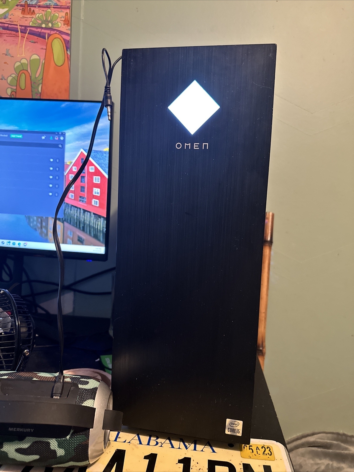 HP Omen 25L Gaming Desktop PC, NVIDIA GeForce GTX 1660 Super, 10th ...