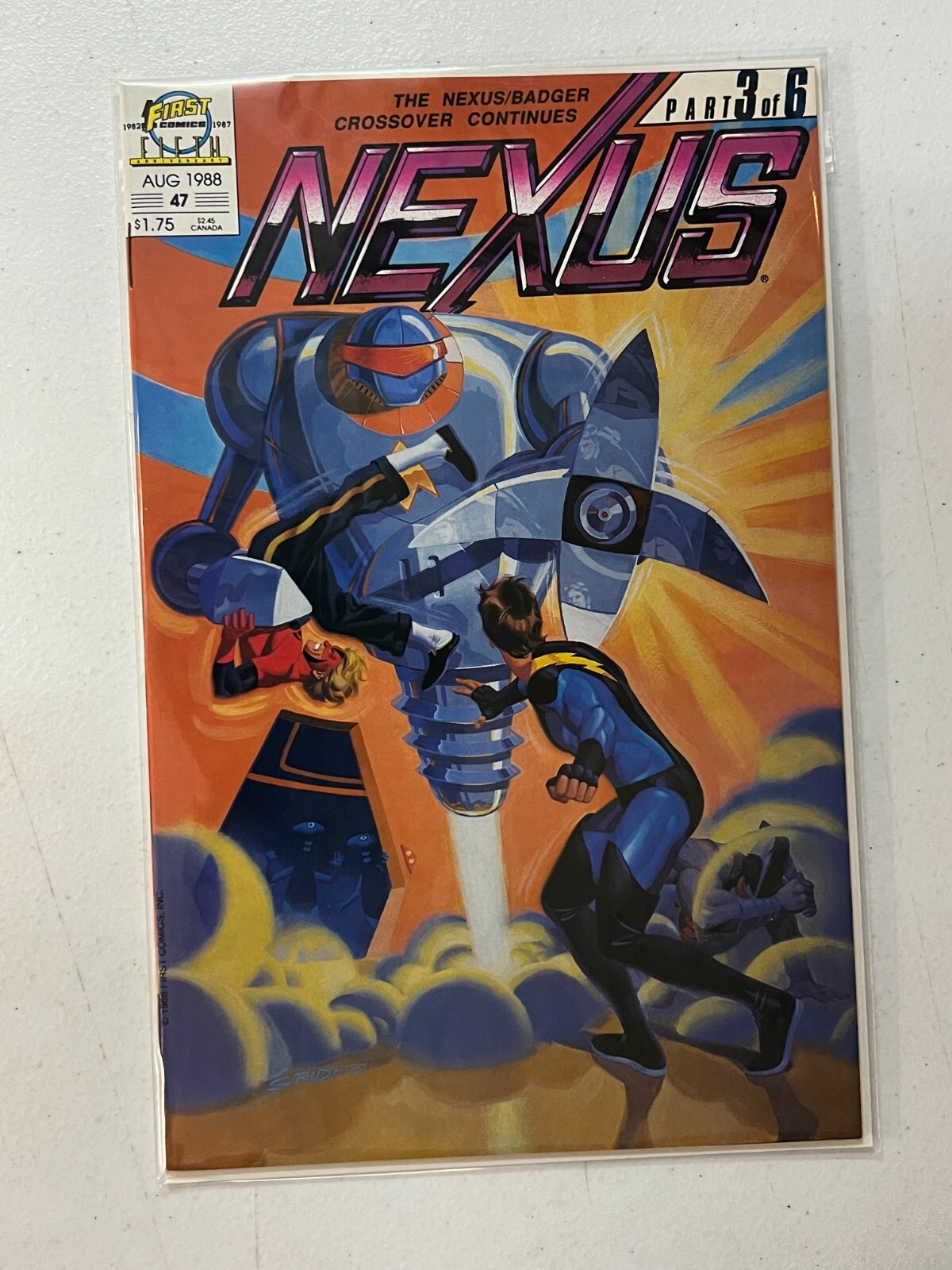 NEXUS 47 BADGER CROSSOVER Mike Baron Steve Rude FIRST COMICS 1988 ...