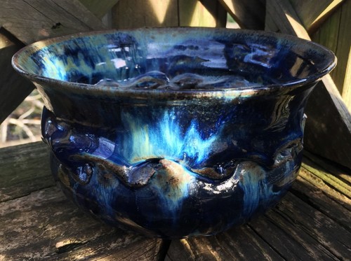 Signed Clark House Pottery Ohr Inspired Ohrigami Ceramic Folded Art Pot ...