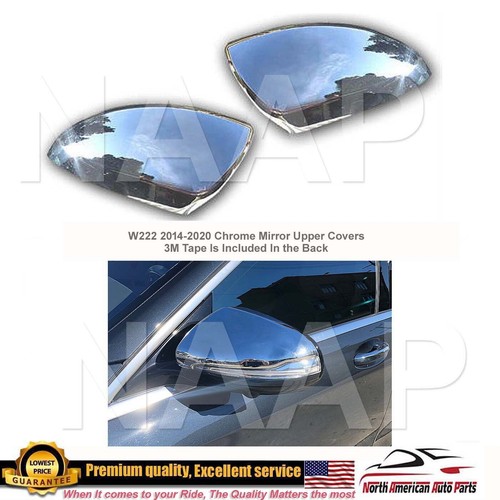 C-Class C350 C63 C250 Side View Mirror Chrome Cover Molding Upper 2015 ...