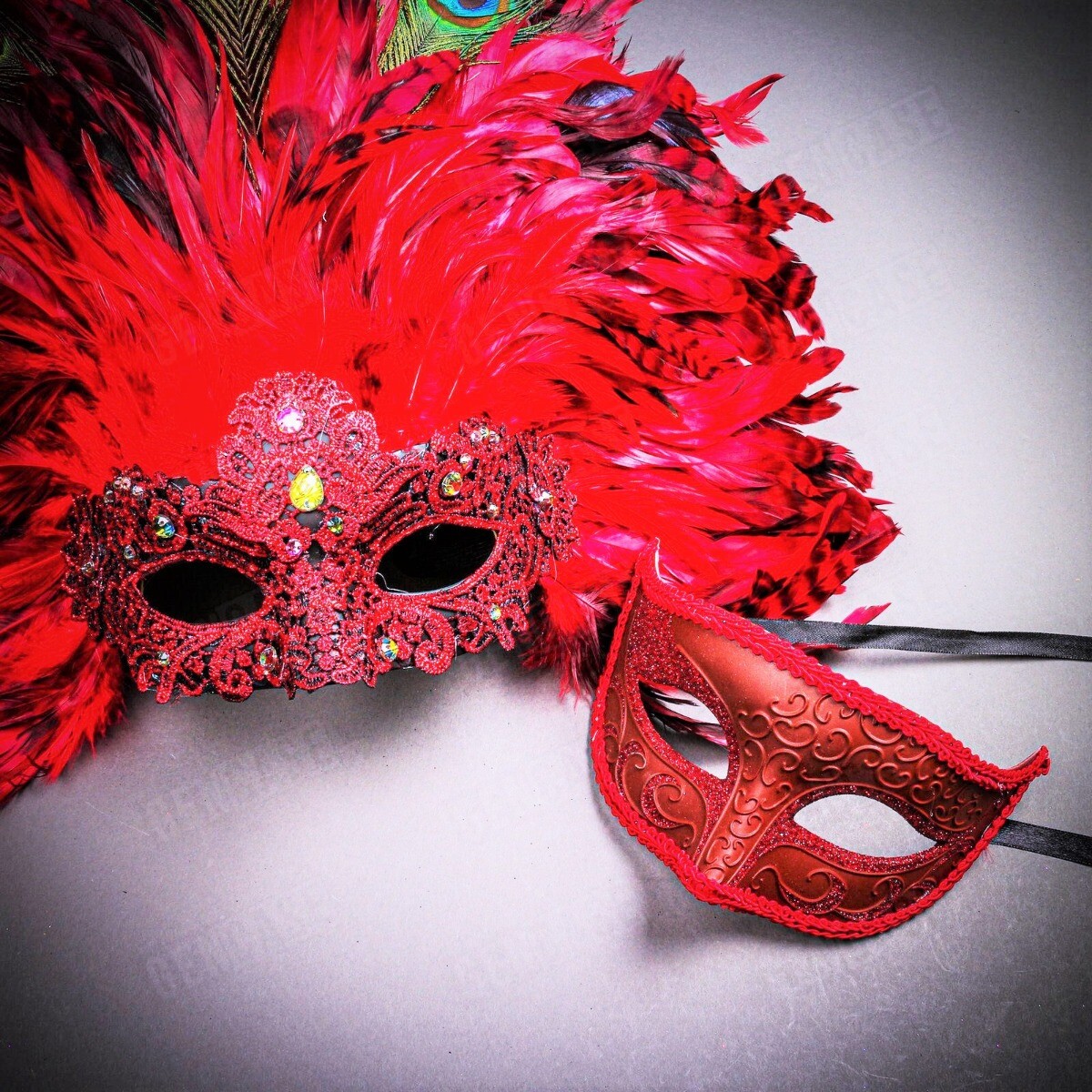 Red Masquerade Masks For Men