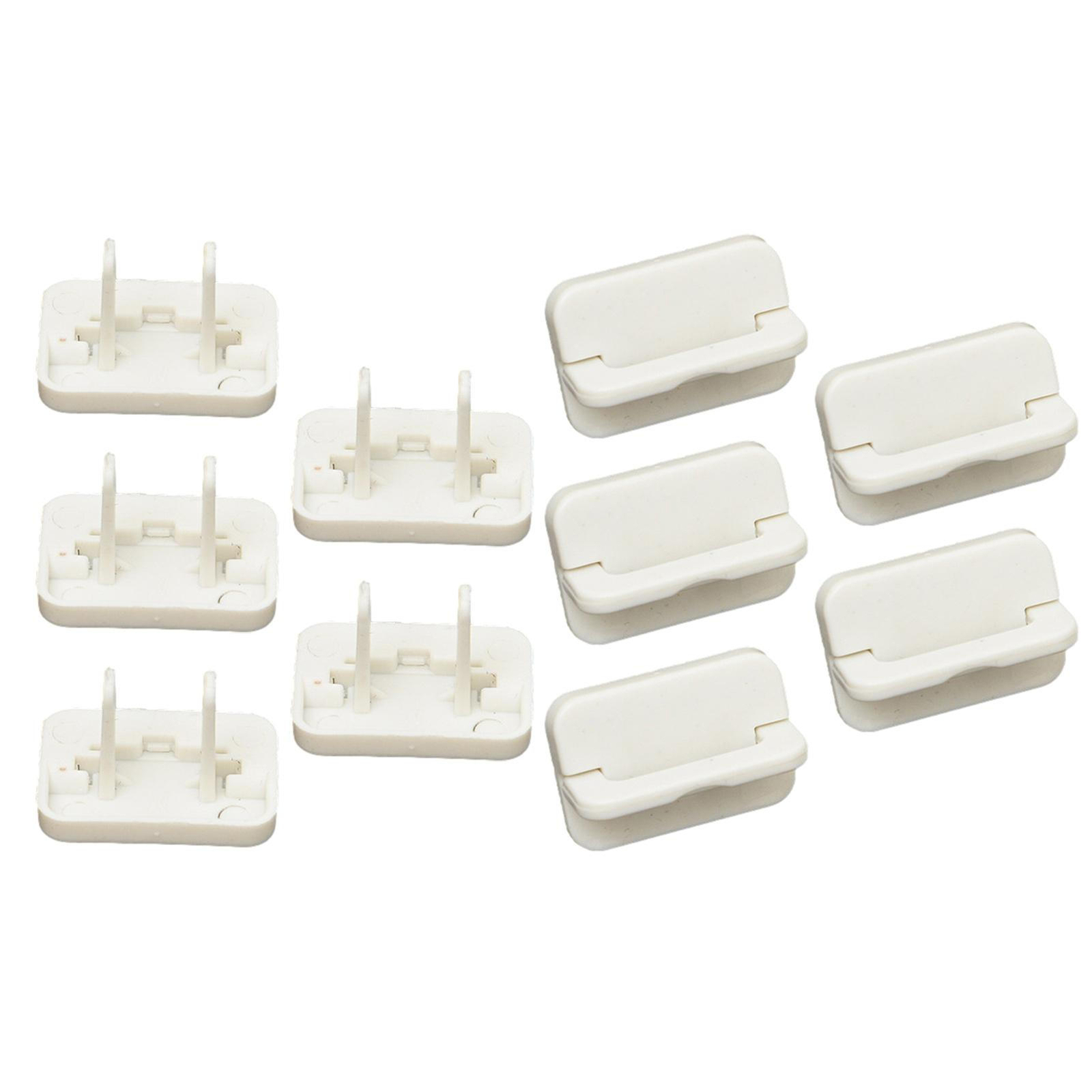 10PCS Child Safety Outlet Covers Reusable Plug Cover Electrical Socket ...