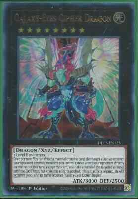 Yugioh - Galaxy-Eyes Cipher Dragon - 1st Edition Ultra Rare Holographic ...