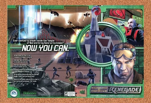 2002 Command & Conquer Renegade PC Original Advertisement / Retro Promo ...