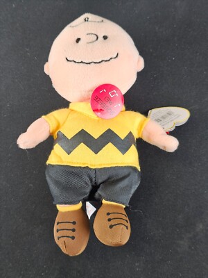Ty CHARLIE BROWN Beanie Baby (Peanuts Gang) MINT with MINT TAGS - WORKS ...