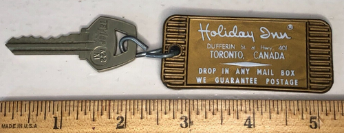 Holiday Inn Hotel Motel Room Key #220 with FOB Toronto Canada Dufferin ...