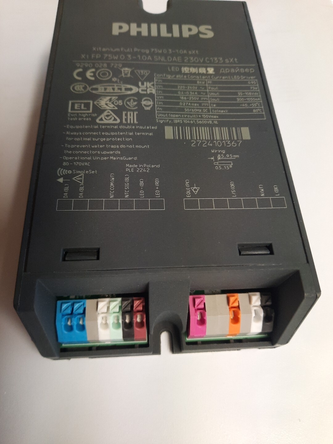 Xitanium LED drivers – full programmableXi | Grelly UK