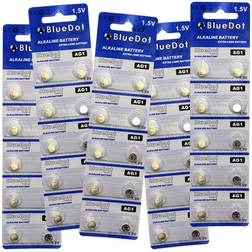 50 x AG1 Battery 364A SR621 LR621 SR60 SR621SW 164 LR60 CX60 D364 A76 ...