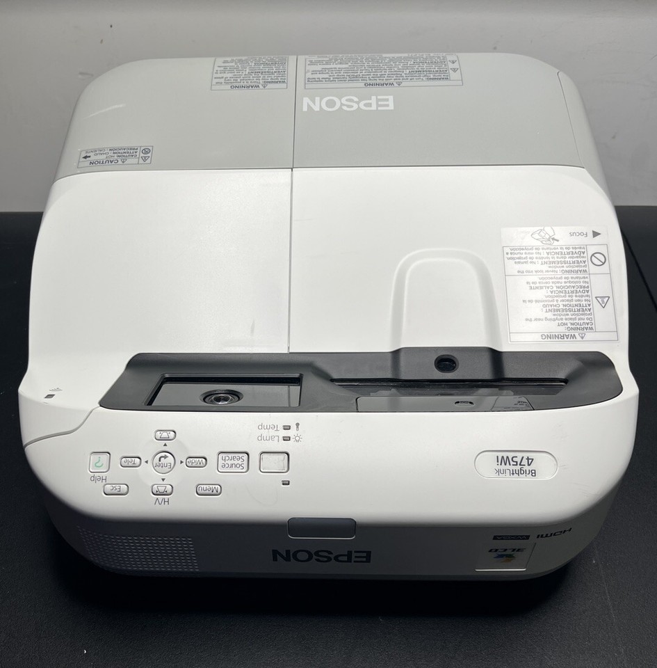 🔥EPSON BrightLink 575|475Wi Projectors HDMI, 3300 Lumenes Less Than 300 ...