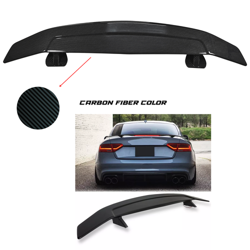 52" Carbon Fiber Spoiler Wing Rear Trunk Wing GT Style For Audi A5 S5 ...
