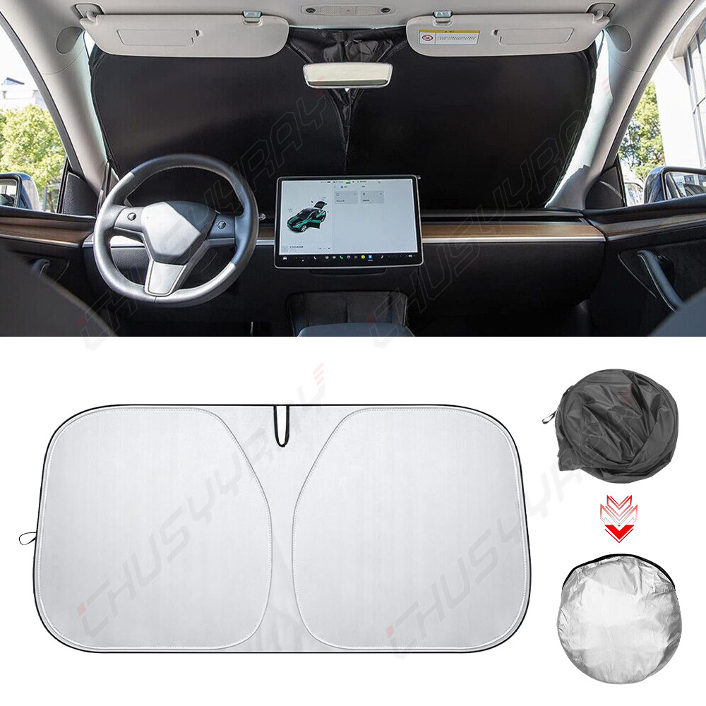 For Toyota Highlander Windshield Sun Shade Visor Foldable UV Heat Block ...