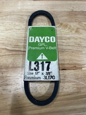 DAYCO L317 SIZE 17” X 3/8” PREMIUM 3L170 | eBay