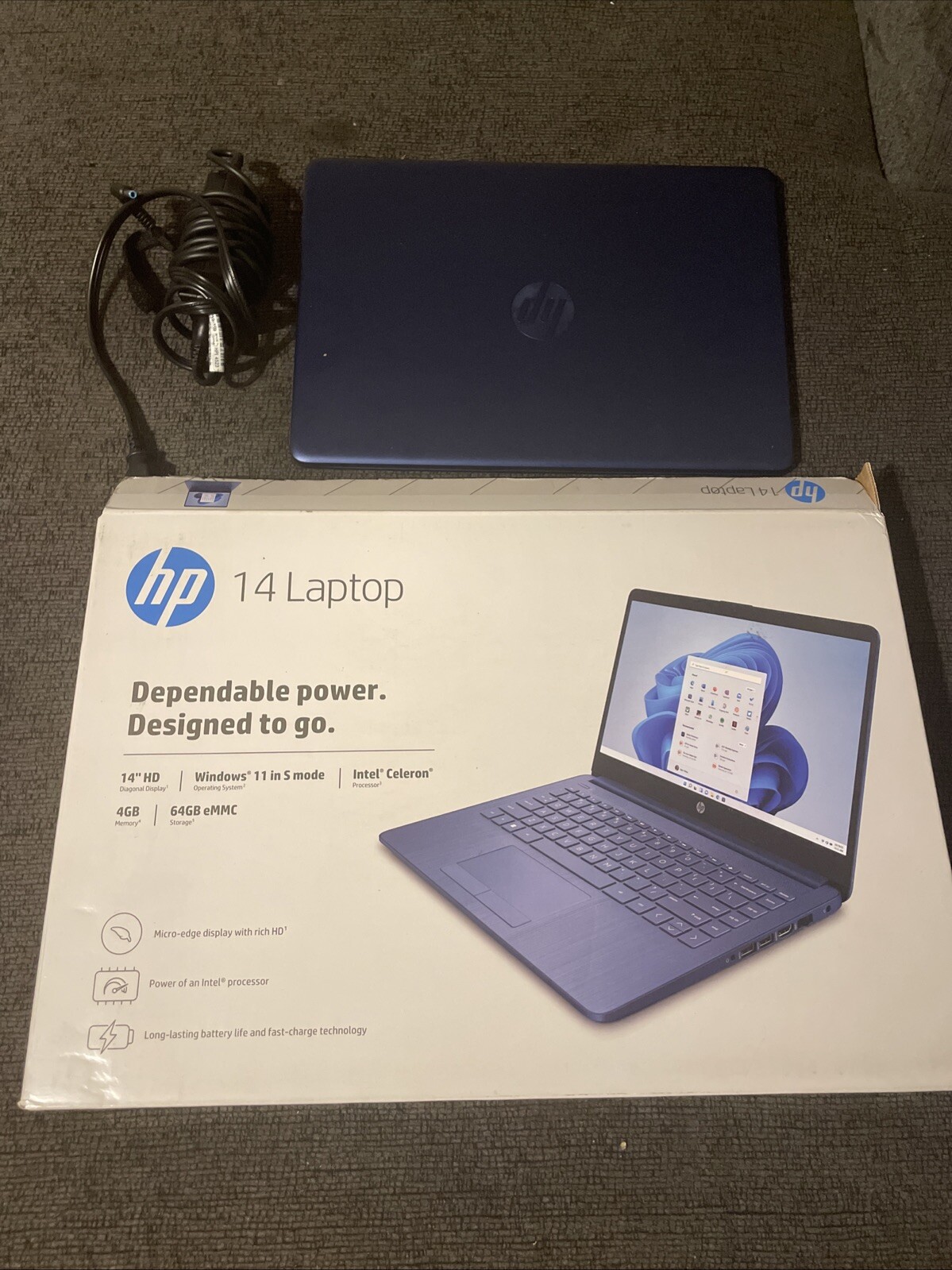 HP 14DQ0052DX 14" (64 GB, SSD, Intel Celeron N, 1.10 GHz, 4 GB) Laptop ...