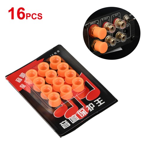 Universal RCA Jack Cover Cap Audio Connector Protective Cap RCA Dust ...