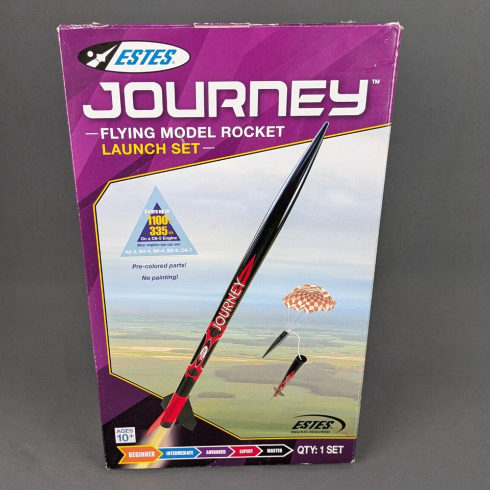Estes Journey Flying Model Rocket Launch Set EST1441 - Engine Not ...