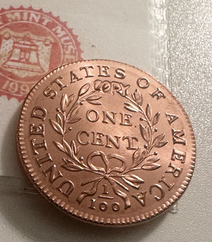 1796 BU LIBERTY One Cent Gallery Mint Museum Fantasy issue Coin | eBay