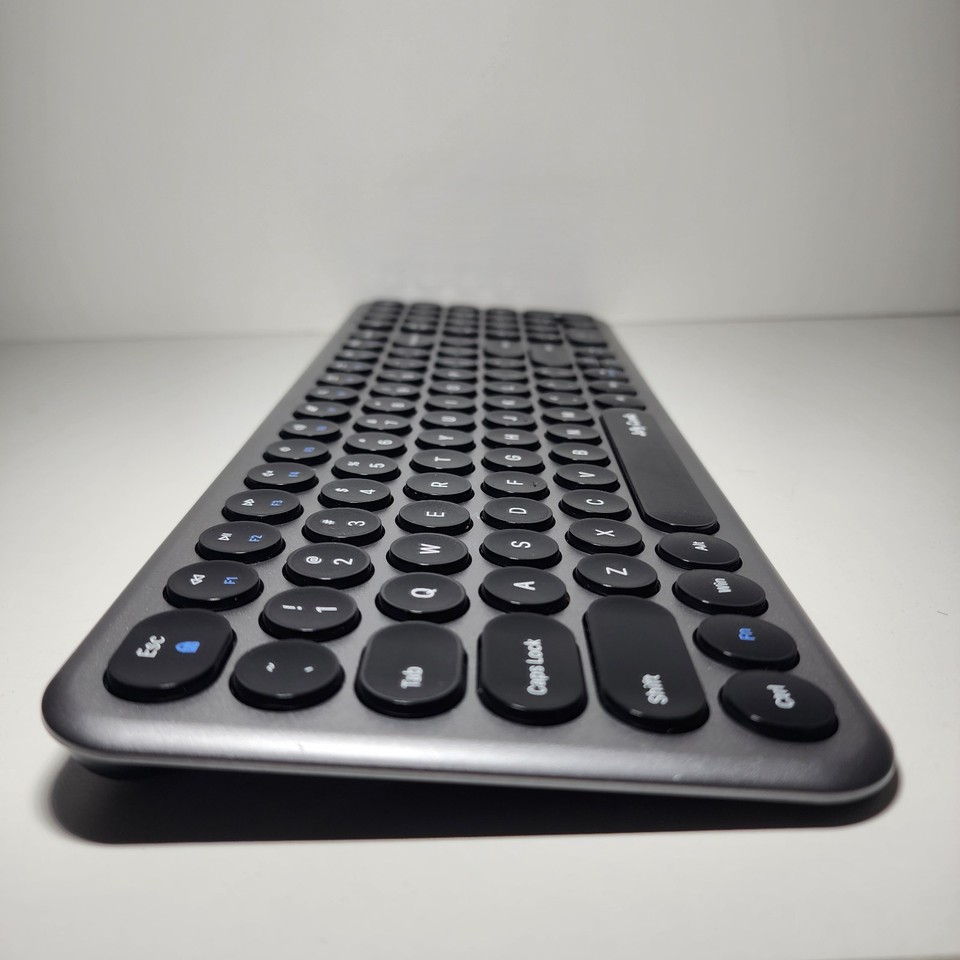 Jelly Comb KS45-2 Ultra Slim Full Size Wireless Keyboard W/ Receiver ...