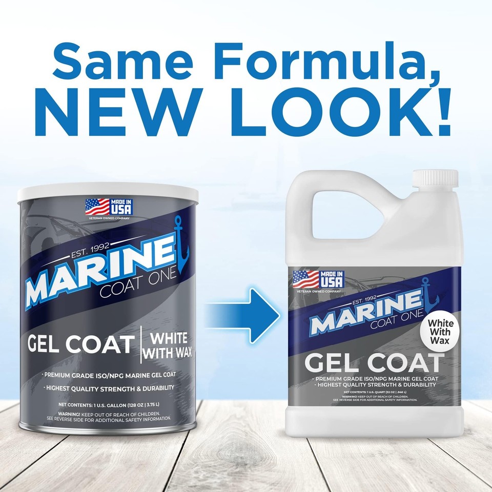 Gel Coat White with Wax and MEKP Catalyst for Boats and Fiberglass ...
