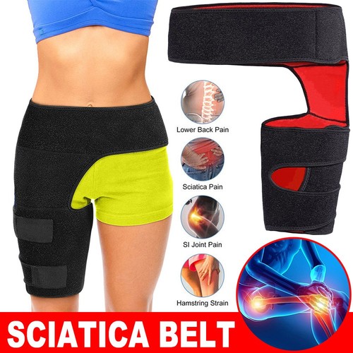 Sciatica Belt Groyne Hamstring Pulled Muscles Unisex Adjustable Brace ...