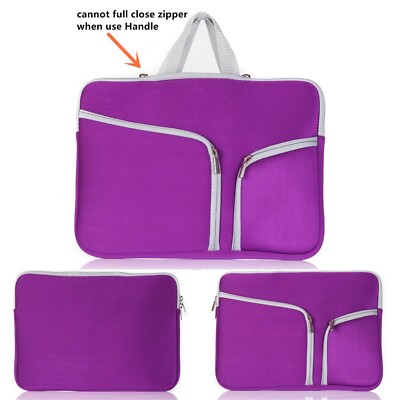 Purple Laptop sleeve case 14"for Hp Pavilion x360 Asus X415 Acer 314 ...