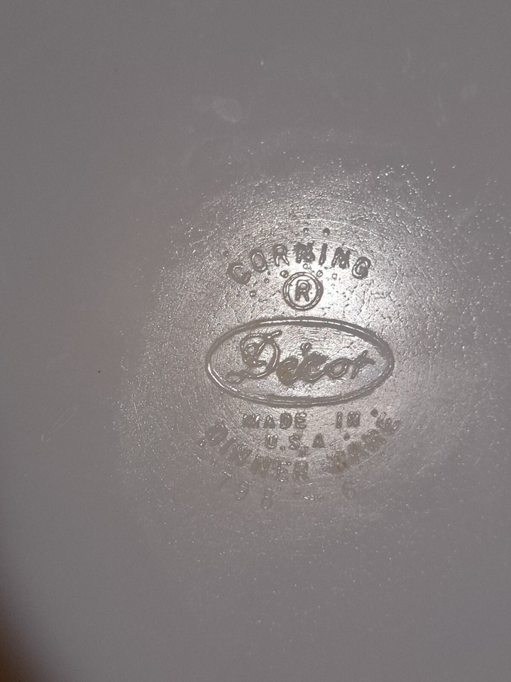 Two CORNING DECOR 9" Dinner Plates 1950's Tiburon Pattern | eBay