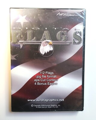 Digital Flags Patriotic Graphics for Vehicles & Signs Vinyl Aurora ...