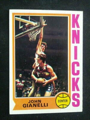 1974-75 Topps Basketball Card # 79 John Gianelli - New York Knicks | eBay