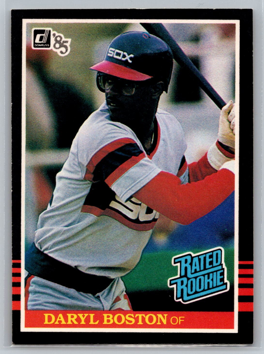 1985 Donruss Rated Rookie Baseball #33 Daryl Boston RC Chicago White ...