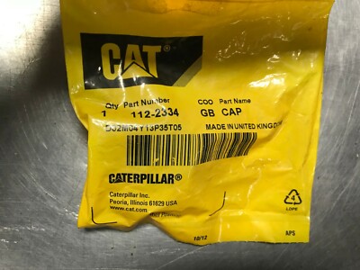 1122334 GENUINE CAT CAP QTY of 2 Caps Caterpillar 112-2334 | eBay