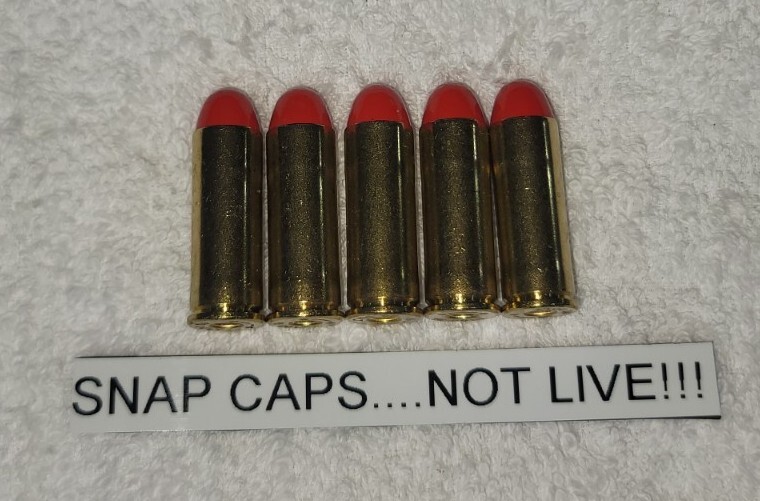 READ AD! 5-PC HI-VIZ 45 Long Colt 45LC 45 LC real weight THESE ARE SNAP ...