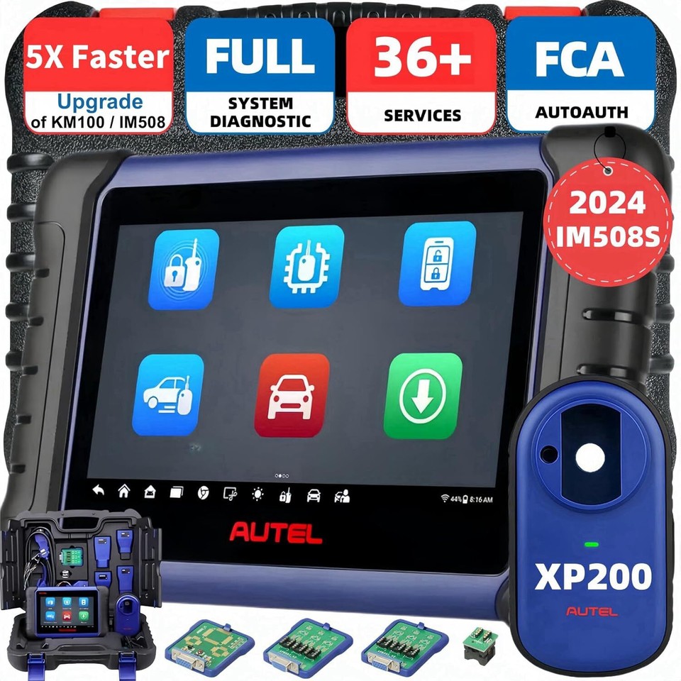 Autel MaxiIM IM508S + XP400 PRO IMMO Key Programming Car Diagnostic ...
