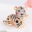 Cute Tigers White/Rainbow Crystal Key Chain Women's Handbag Car Pendant ...