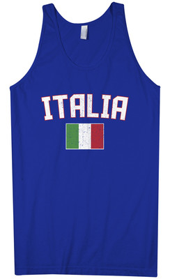 Threadrock Men's Italia Flag Tank Top italy rome italian soccer | eBay