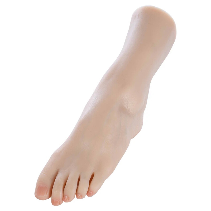 Realistic Silicone Foot Mannequin Fake Feet Model Display Filming Props ...